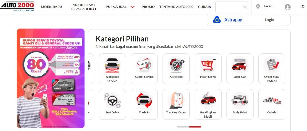 Auto2000 : Pelayanan Lengkap Untuk Kebutuhan Otomotif - Dinithea